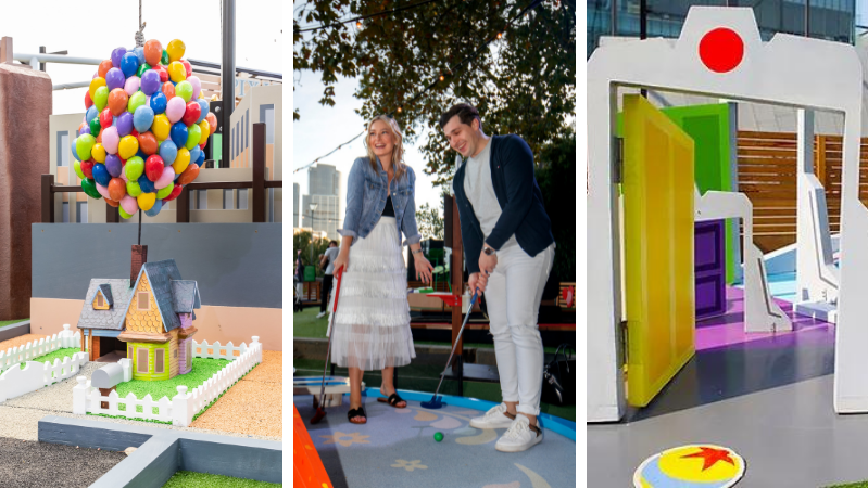 Disney Pixar themed mini golf is coming to Canberra