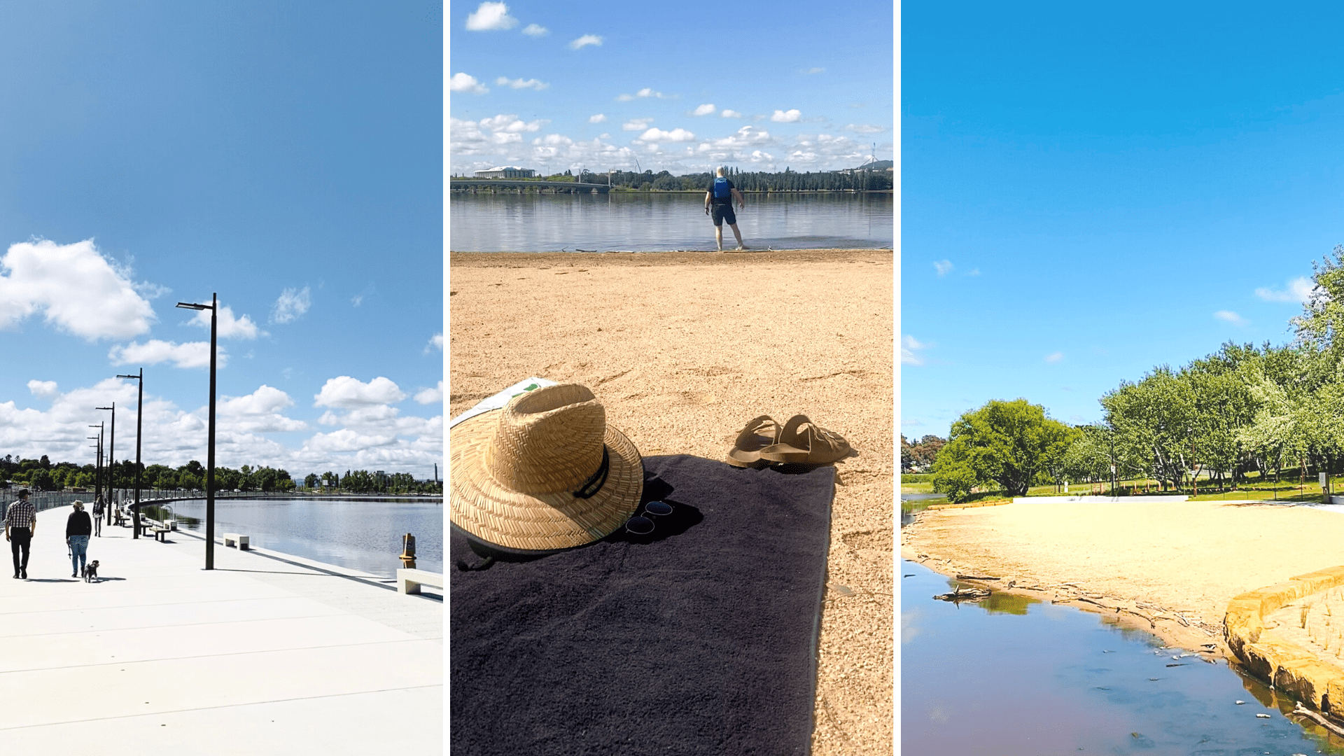 Welcome to Canberra's newest beach!
